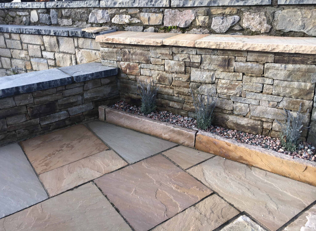 Brown Donegal Quartz building stone - Natural Stone Ireland